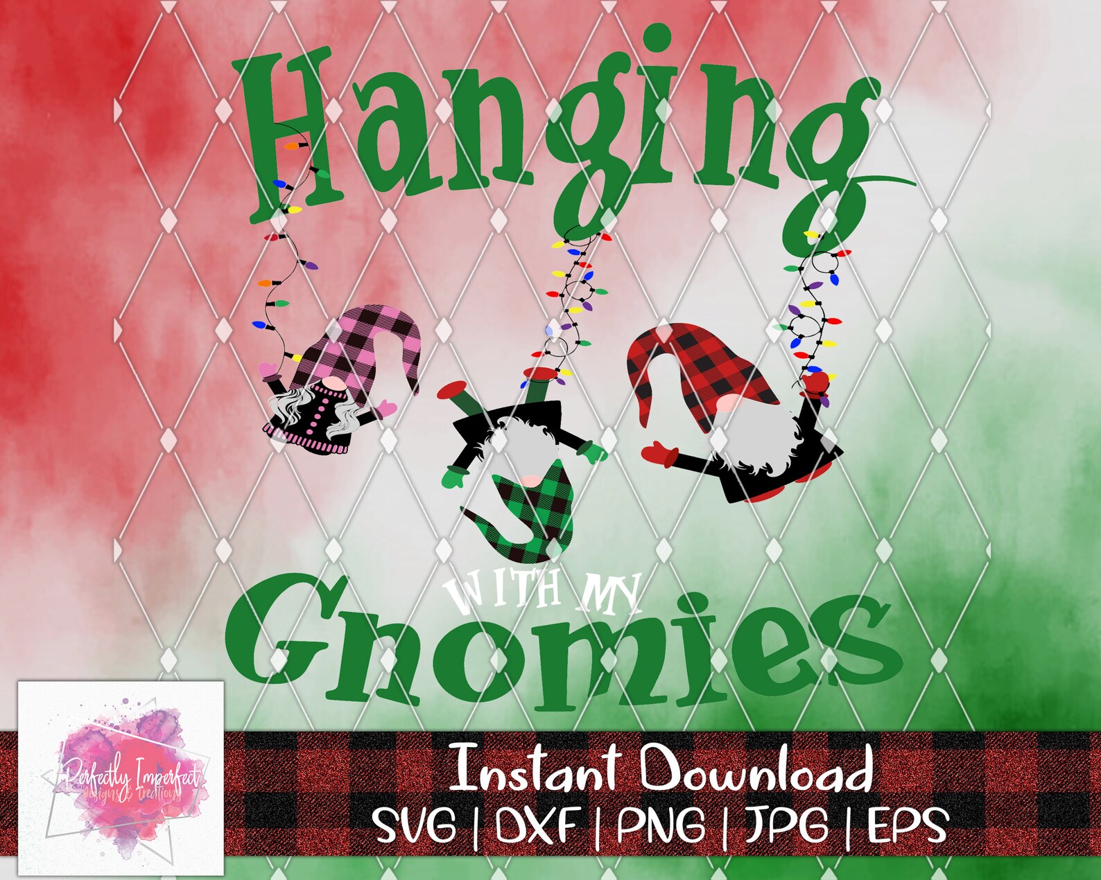 Hanging With My Gnomies Gnomies Svg Christmas Gnome Svg Christmas Svg ...