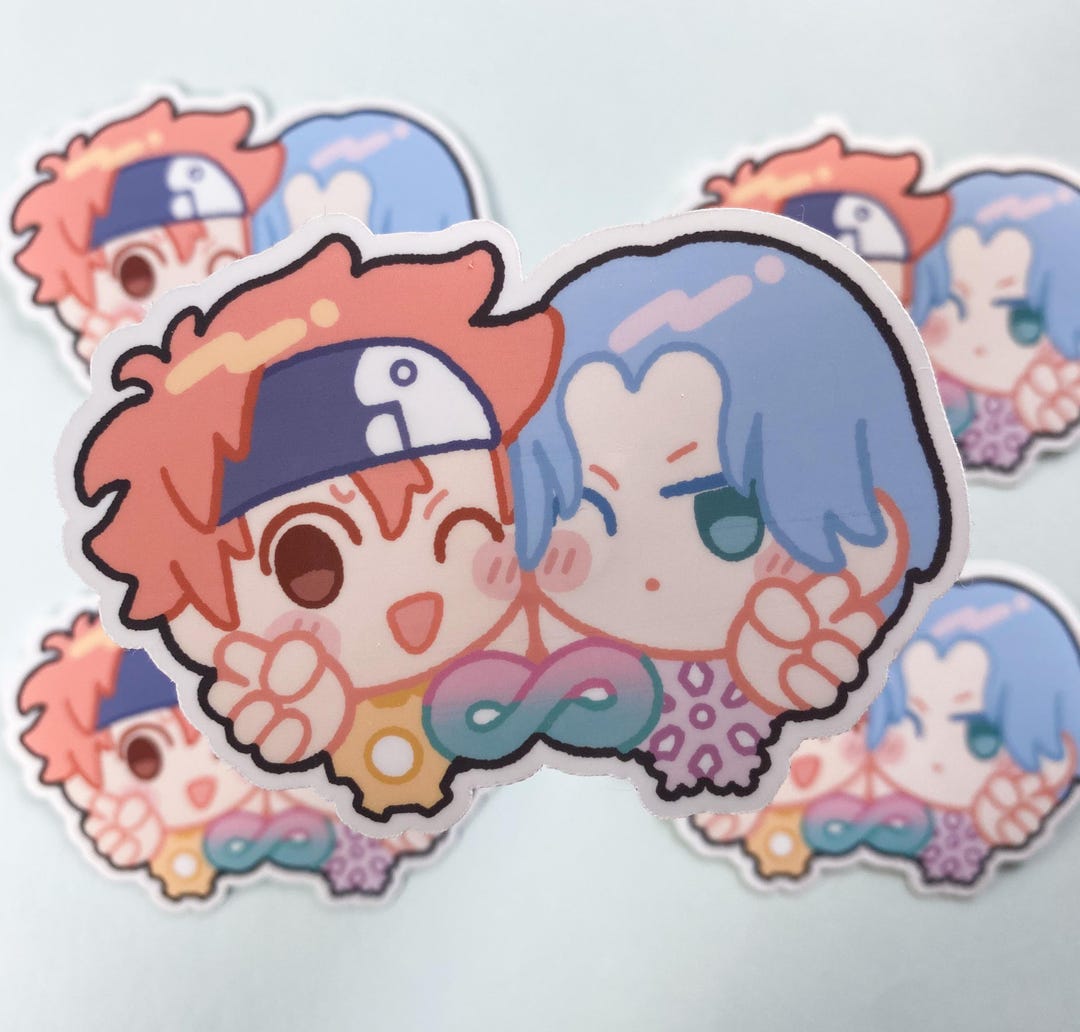 Reki & Langa Chibi 2inch Stickers - Etsy