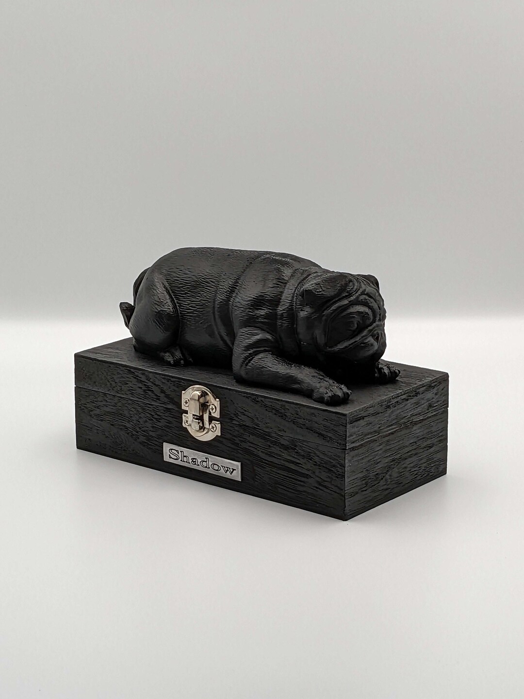 Luxury PUG Ashes Urn | PUG Ashes Box | Dog Ashes Urn | Pet Cremation ...