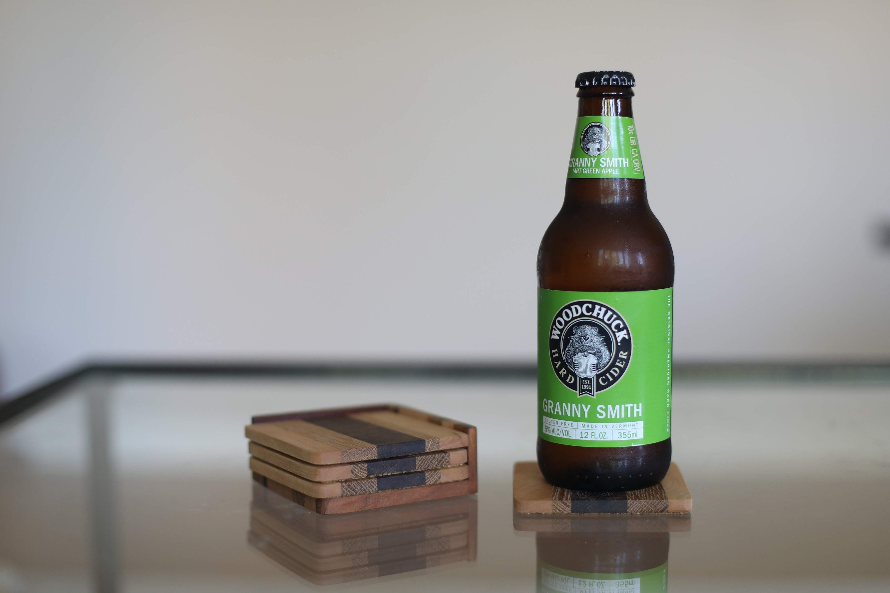 Face Grain Coasters With Side Holder - Etsy