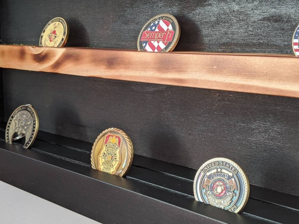 Customizable Challenge Coin Flag Display Patriotic Military - Etsy
