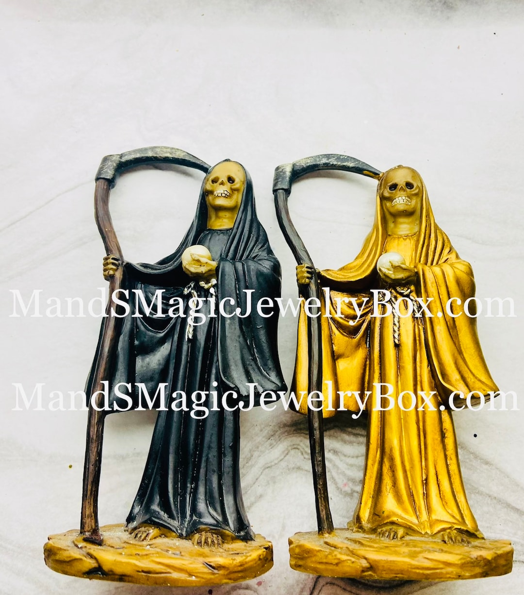 Holy Death 5" Inches Statues/estatua Santa Muerte 5" Pulgadas - Etsy