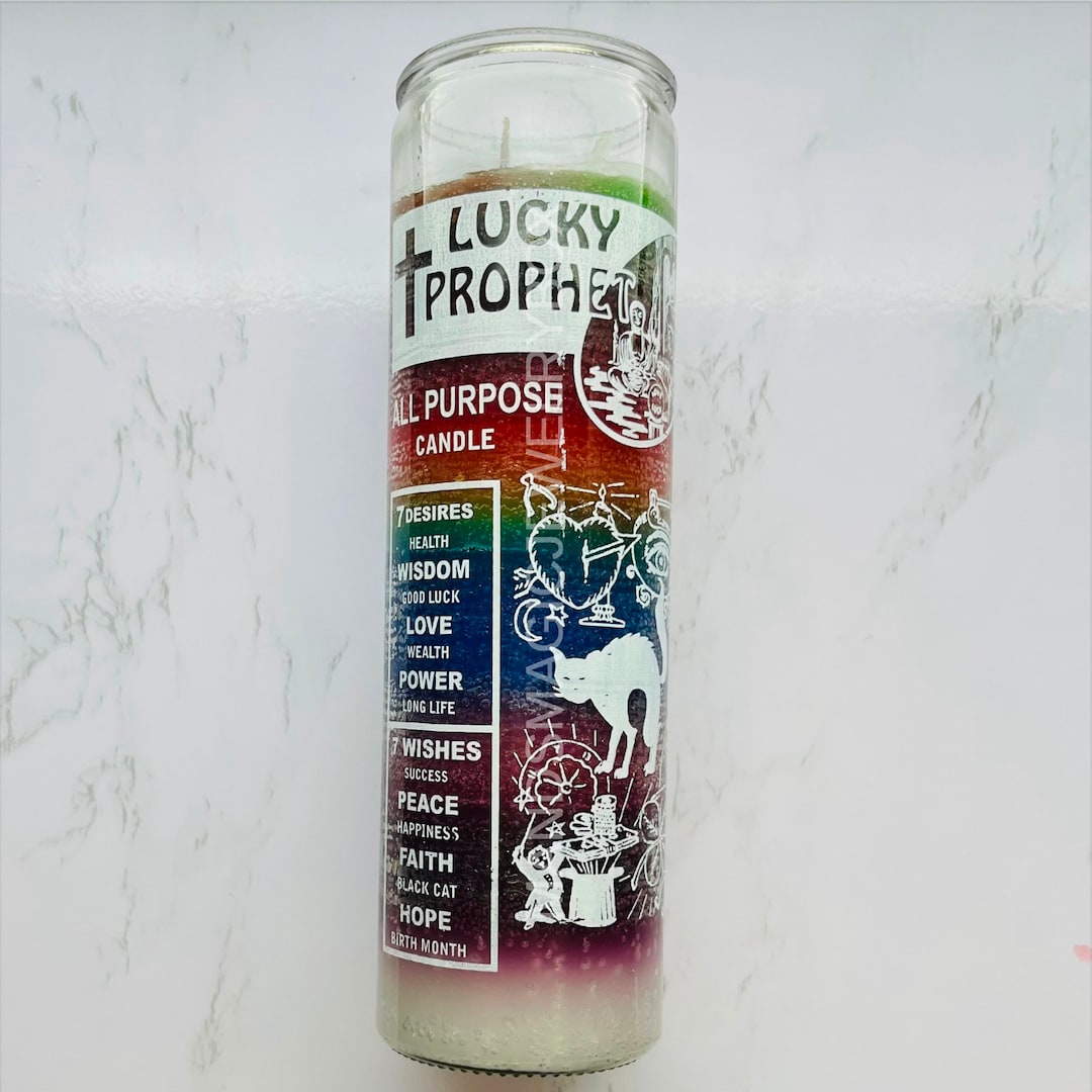 Lucky Prophet Glass Candle - Etsy