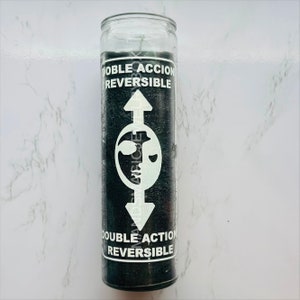 Double—triple—7x Action Reversible Glass Candles | Velas De Vidrio ...