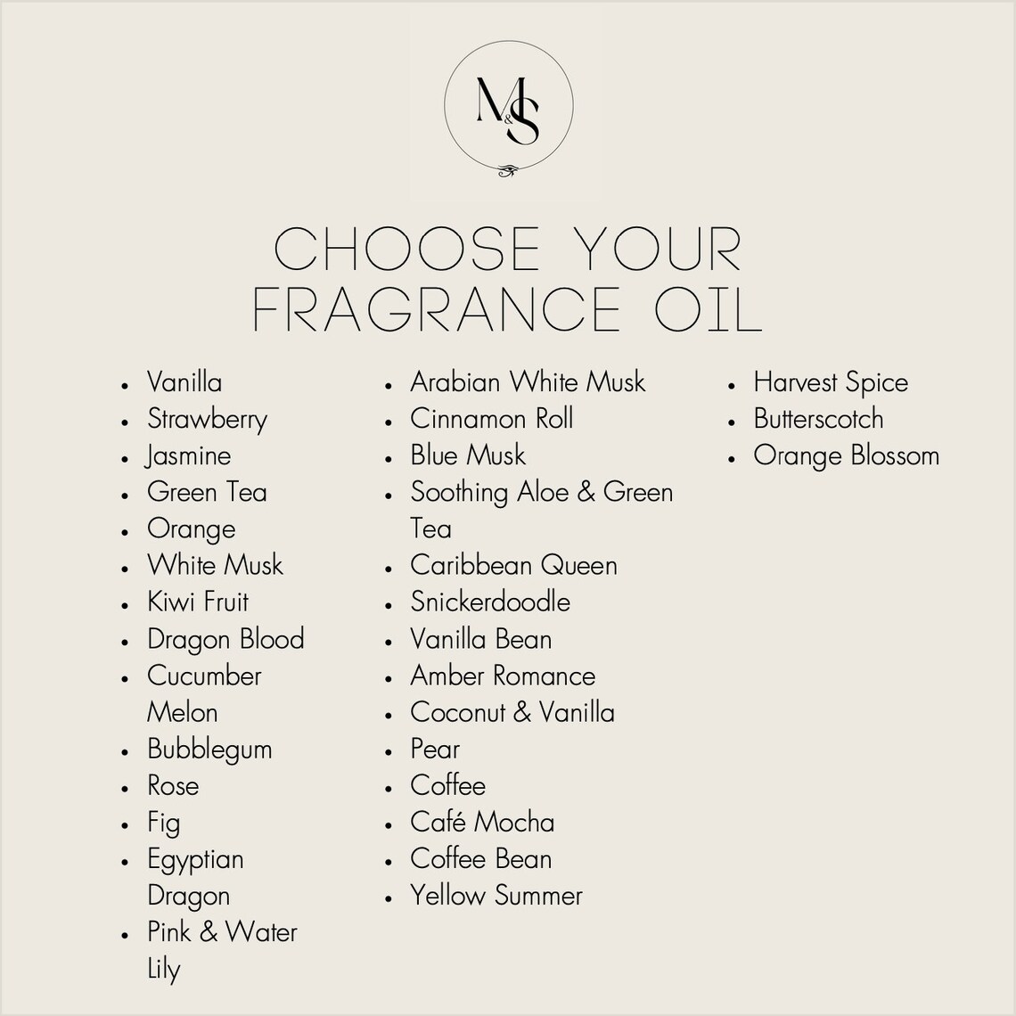 Candle Fragrance Oil Add Scents to Your Candles - Etsy