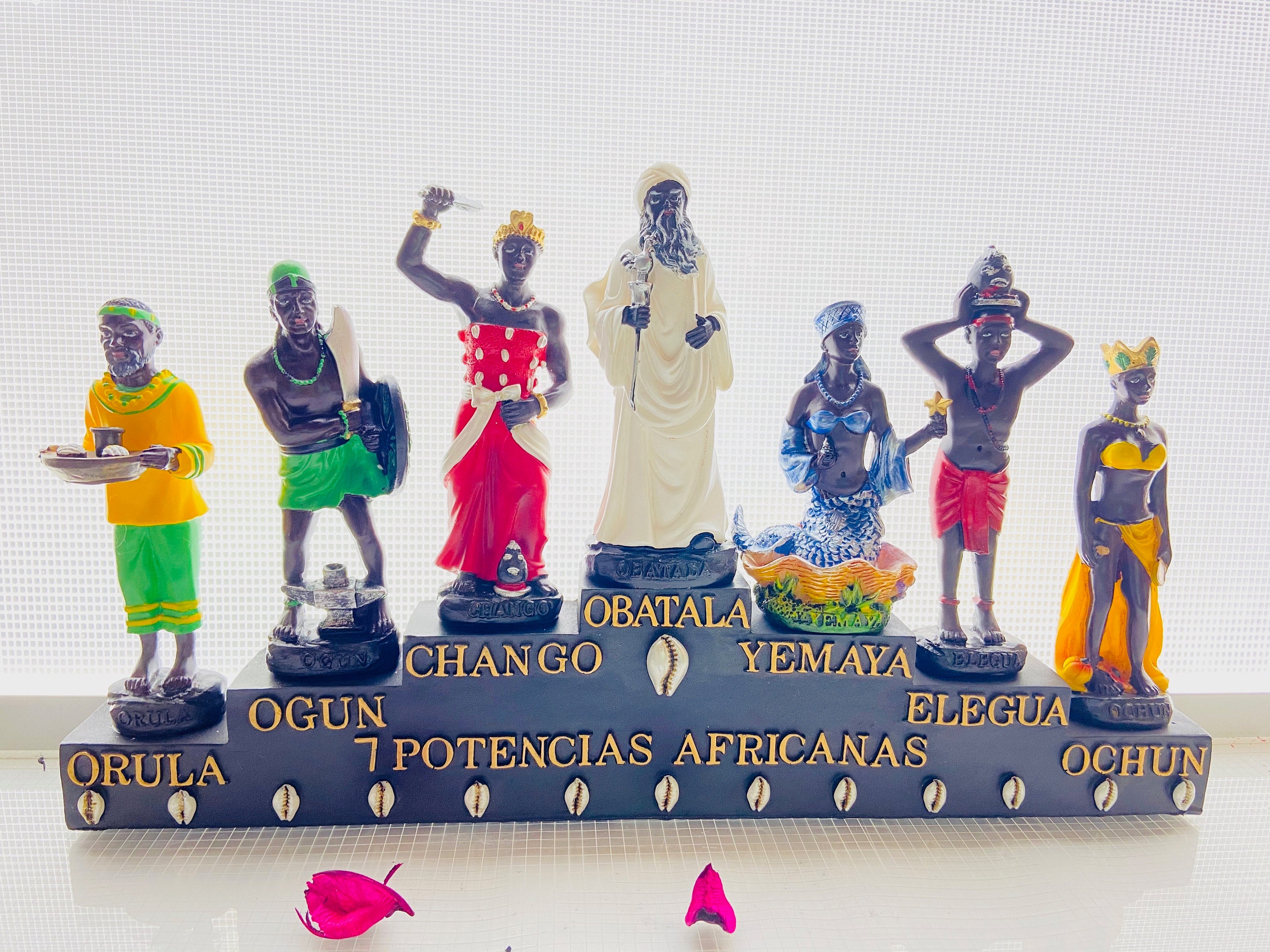 7 African Power Statue/7 Potencia Africana Estatua - Etsy