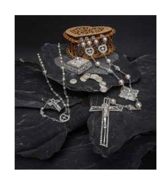 Set De Rosario Arras Y Lazo/set of Rosary Arras and | Etsy