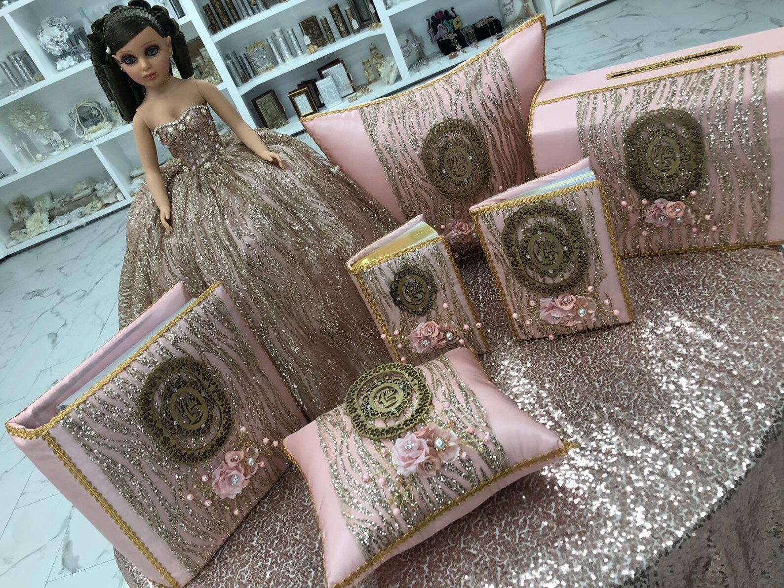 Set De Cojines Para Quinceanera/custom Made Pillow Set/ Set De Cojines ...