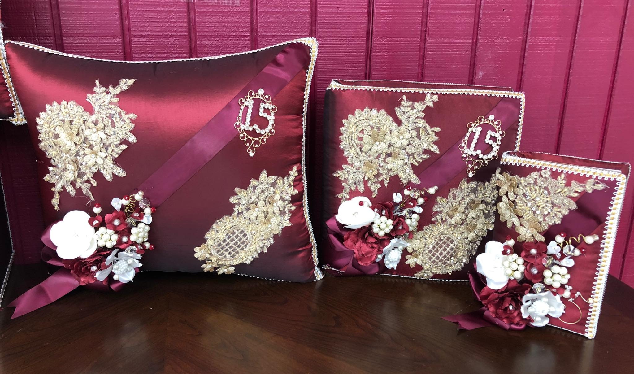 Set De Cojines Para Quinceanera/custom Made Pillow Set/ Set De Cojines ...
