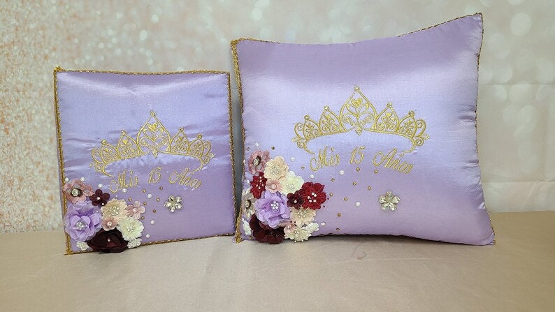 Set De Cojines Para Quinceanera/custom Made Pillow Set/ Set De - Etsy ...