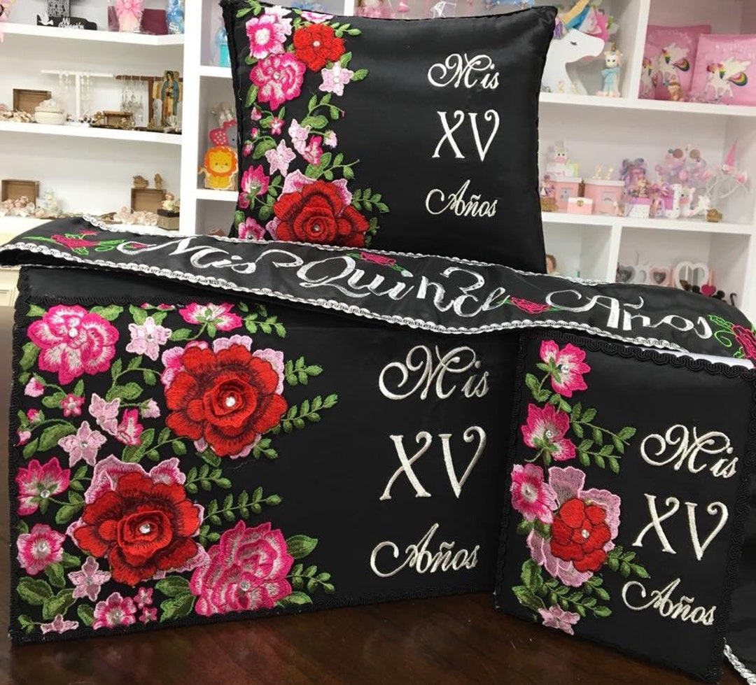 Set De Cojines Para Quinceanera/custom Made Pillow Set/ Set De Cojines ...