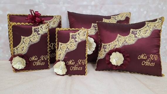 Set De Cojines Para Quinceanera/custom Made Pillow Set/ Set De - Etsy ...