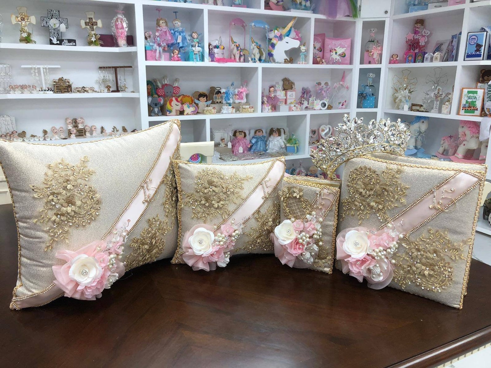 Set De Cojines Para Quinceanera/custom Made Pillow Set/ Set De Cojines ...