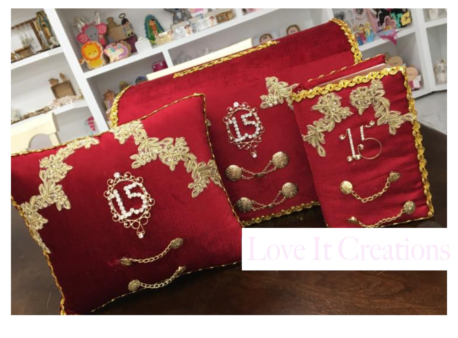 Set De Cojines Para Quinceanera/custom Made Pillow Set/ Set De - Etsy