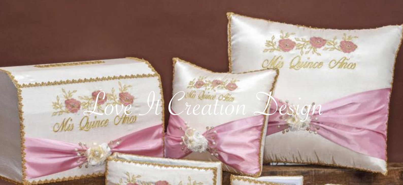 Set De Cojines Para Quinceanera/custom Made Pillow Set/ Set De Cojines ...