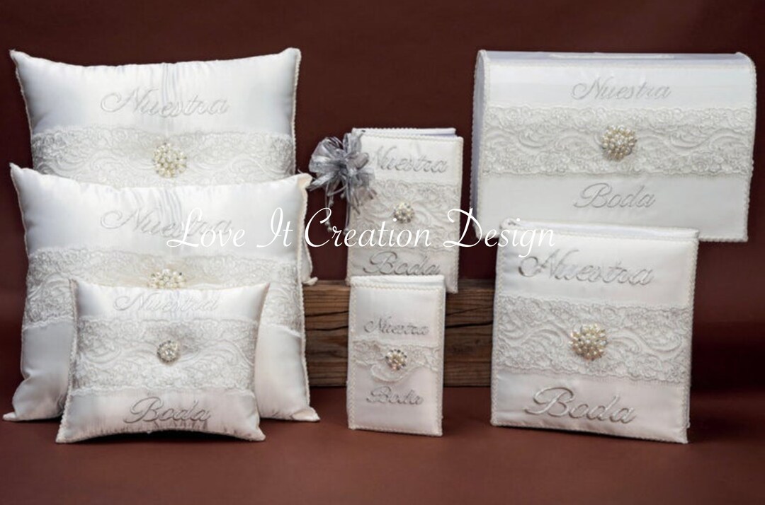Custom Made Wedding Pillow Set/personalizado Set De Cojines - Etsy Canada