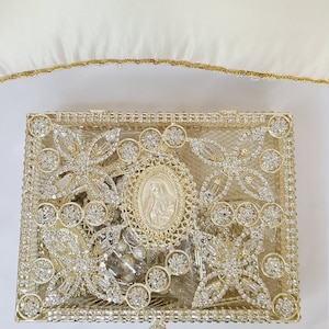 Set De Rosario, Arras Y Lazo/set of Rosary, Arras and Beautiful Wedding ...