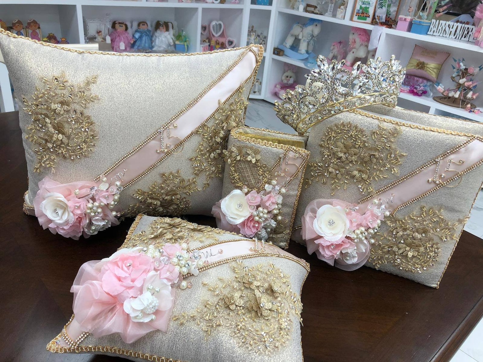 Set De Cojines Para Quinceanera/custom Made Pillow Set/ Set De Cojines ...