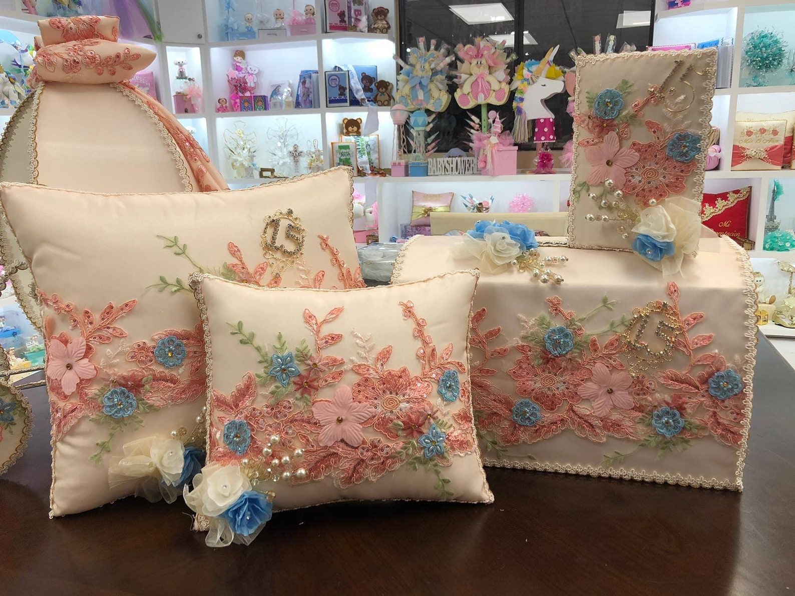 Set De Cojines Para Quinceanera/custom Made Pillow Set/ Set De - Etsy
