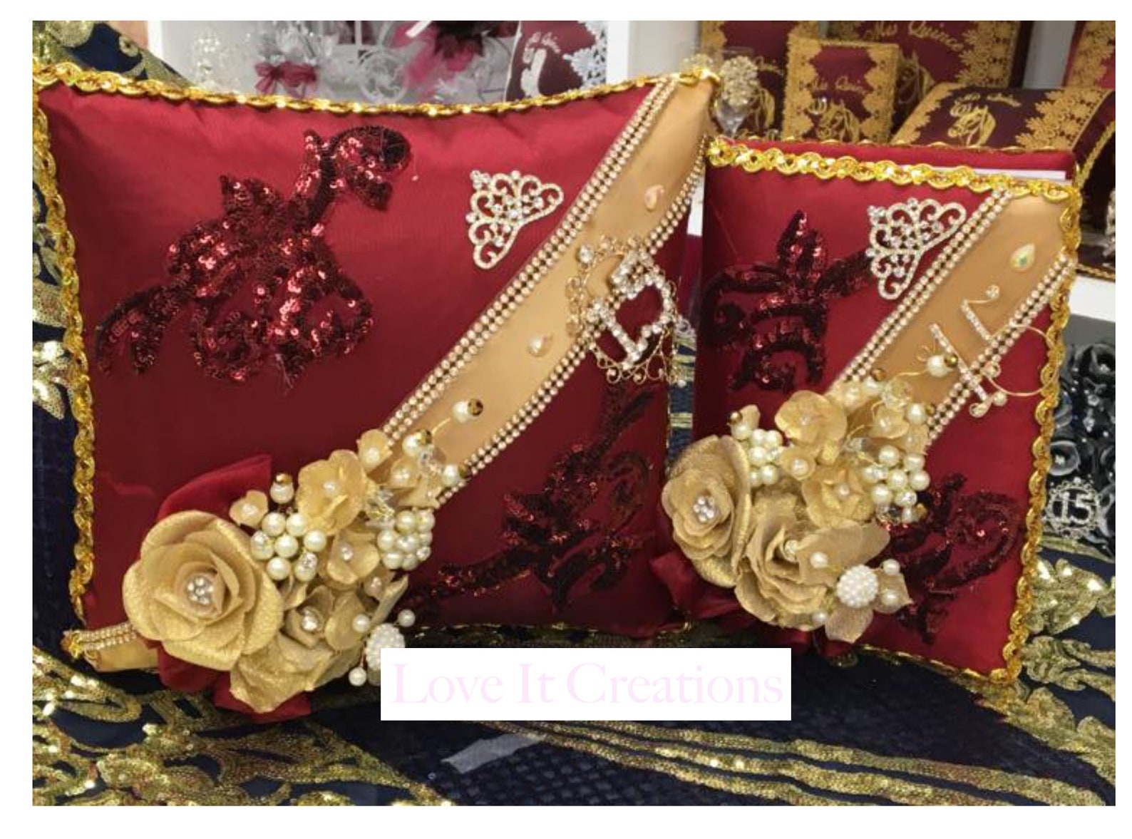 Set De Cojines Para Quinceanera/custom Made Pillow Set/ Set De - Etsy