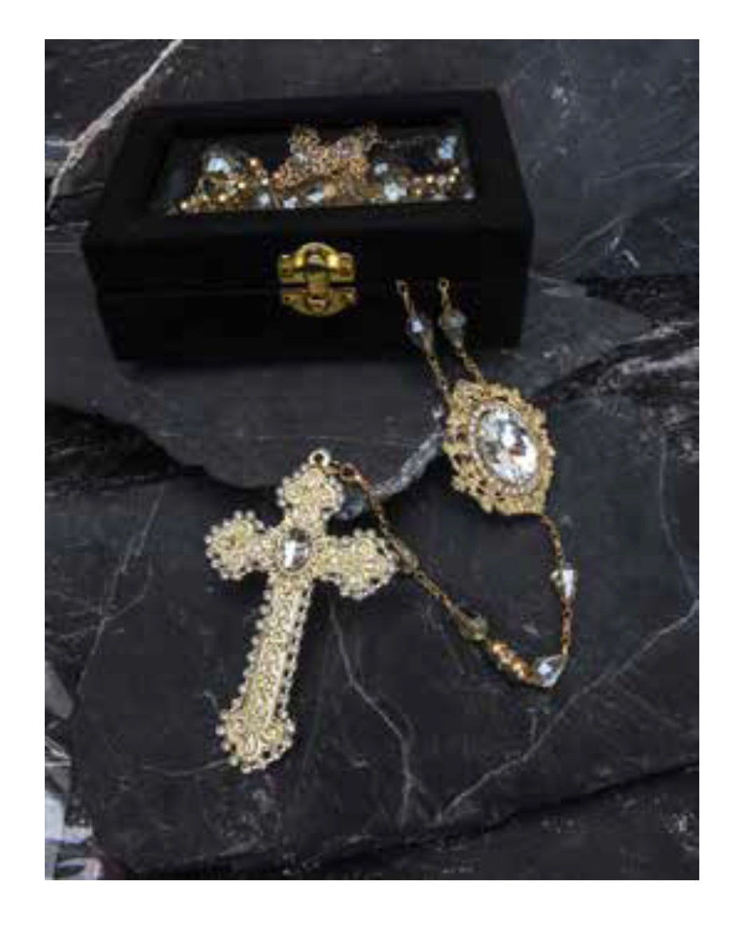 Ornate Wedding Lasso, Wedding Lasso Gold Cross, Wedding Lasso Rosary ...