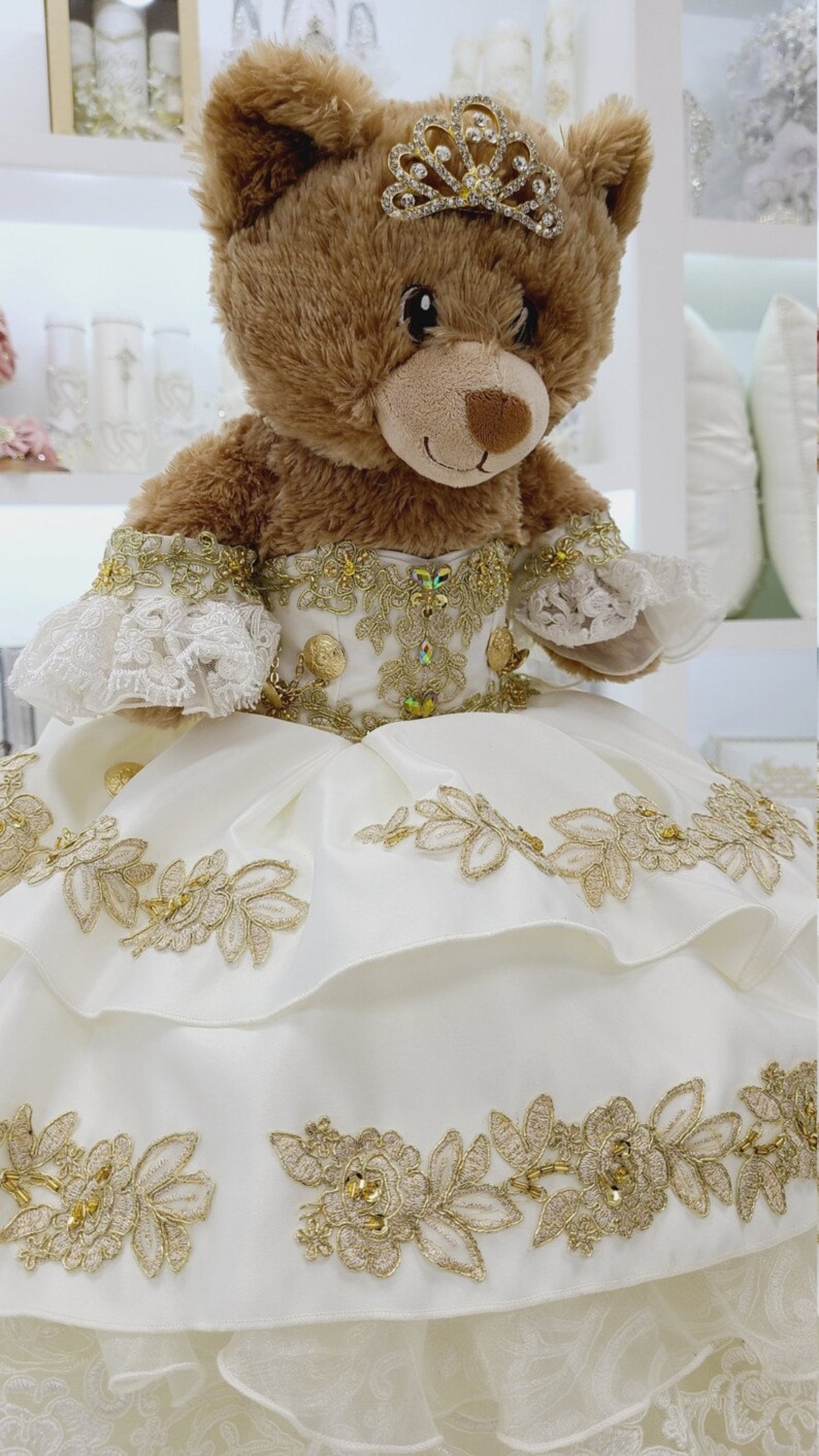 Personalized Quinceanera Teddy Bear Dress Custom Made Teddy - Etsy