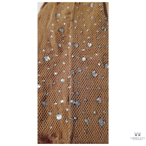 Caribbean Carnival Rhinestone Fishnet, Diamond Fishnet Glamour ...