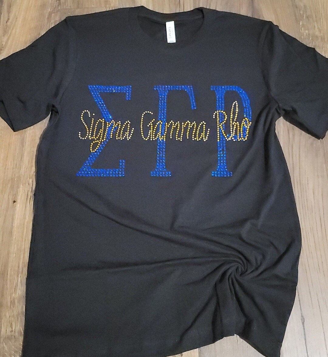 Sigma Gamma Rho Rhinestone T-shirt | Sgrho Sorority|rhoer - Etsy