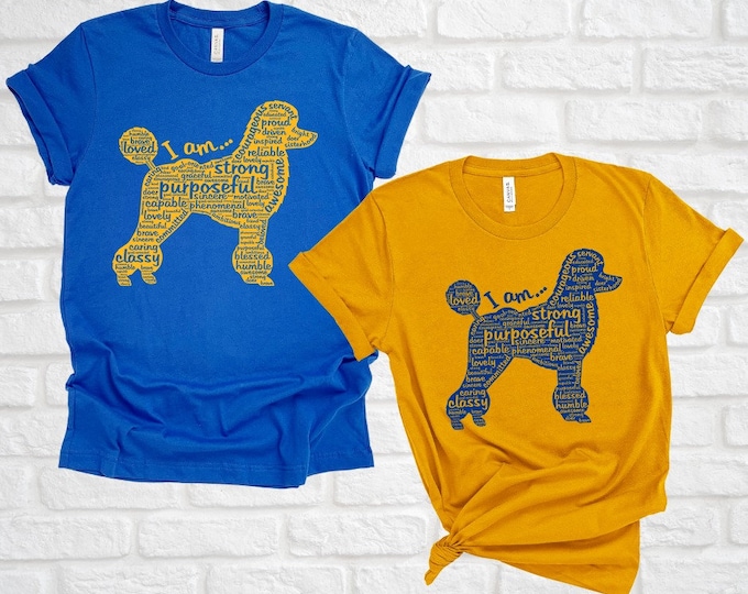 Sigma Gamma Rho Poodle T-shirt | Sigmagammarhoyalty | EEYIP | SGRHO1922 ...
