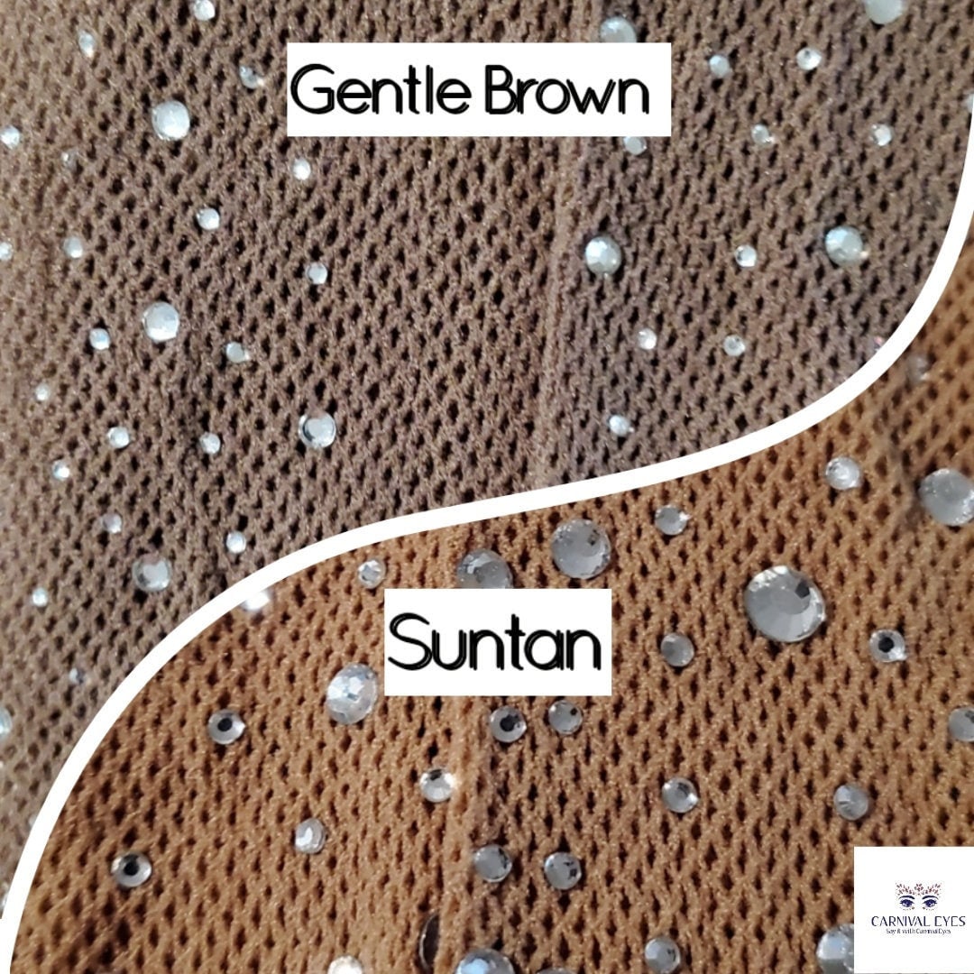 Caribbean Carnival Rhinestone Fishnet, Diamond Fishnet | Glamour ...