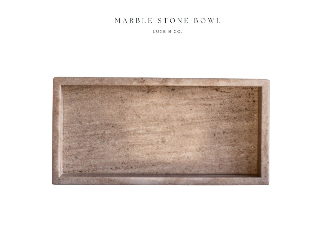 Hand Cut Stone Tray - Etsy