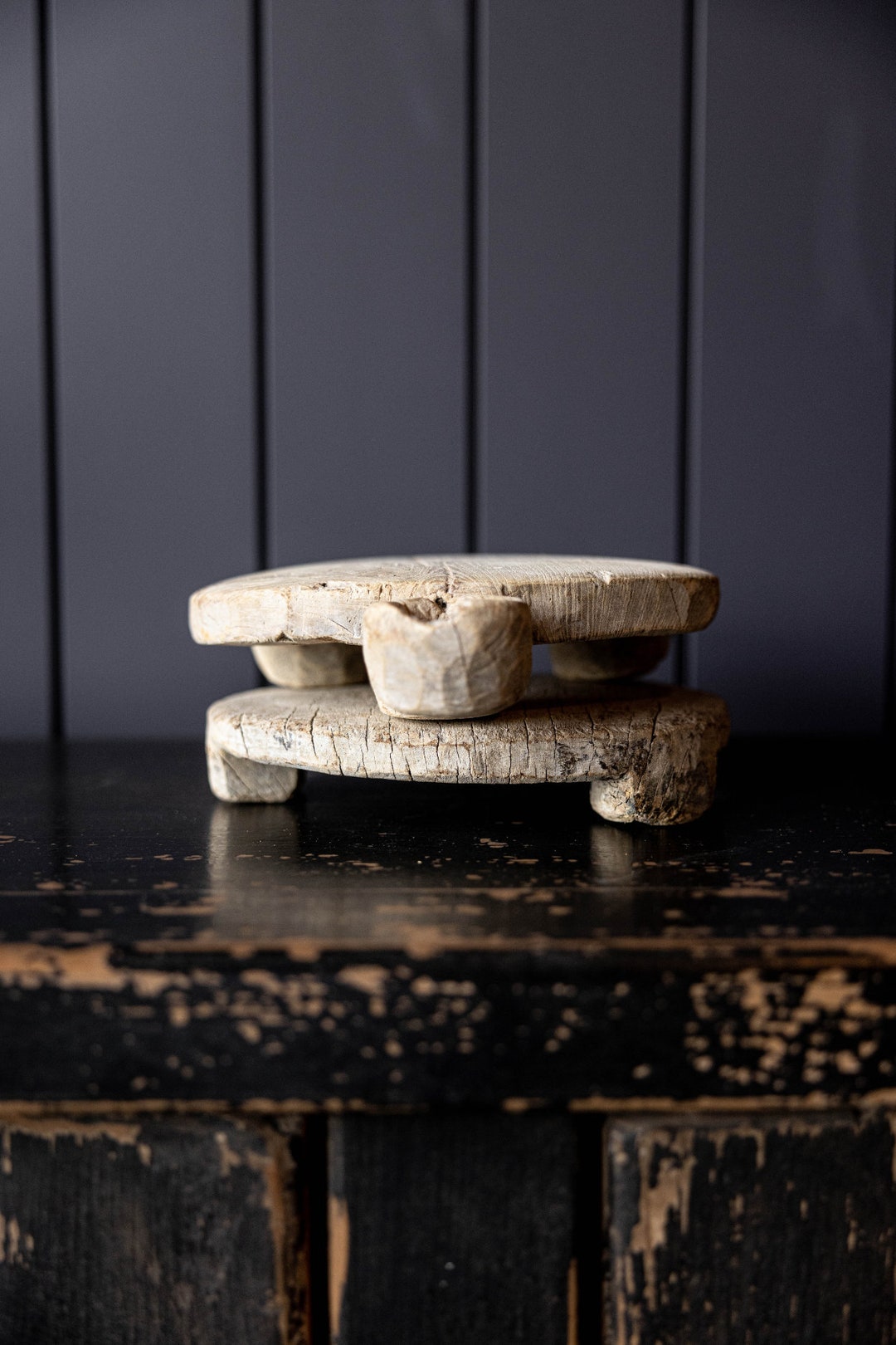 India Bleached Vintage Chapati Board - Etsy