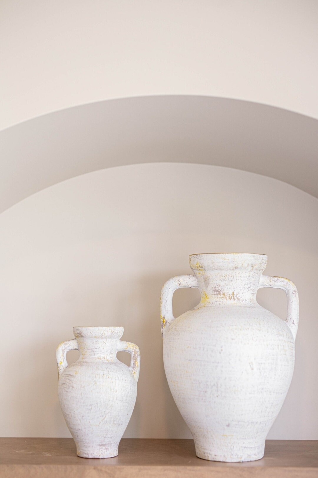 Lesbos White Urn Vase With Handle Large - Etsy