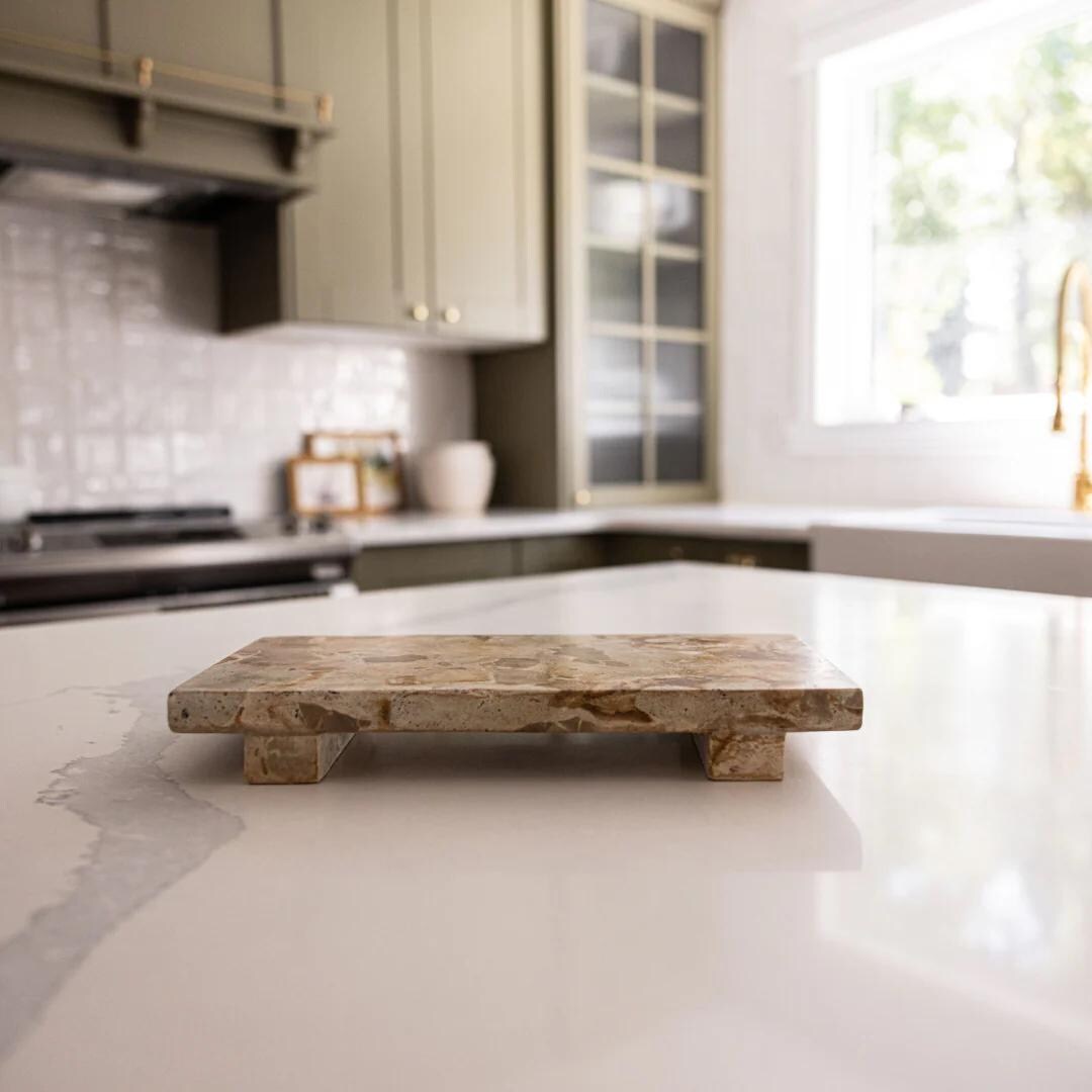 Chocolate Marble Trivet Riser - Etsy