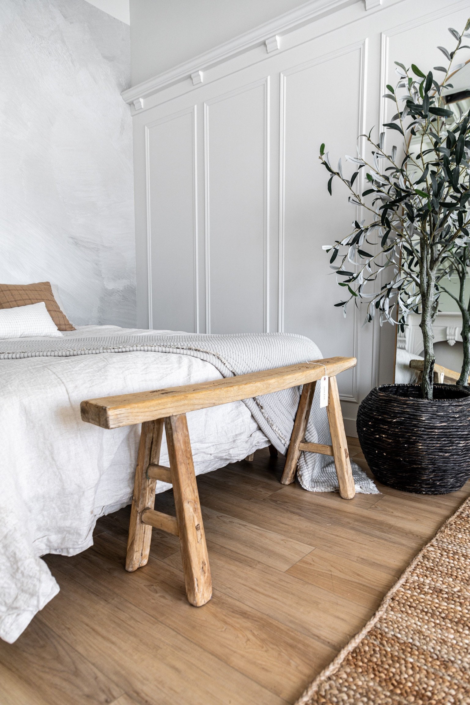 Skinny Bench Bed Vintage Long Bedroom Foot of Bed King Size Wooden Old Elm Wood Antique Furniture Wooden Entryway Rustic Weathered Bench Etsy