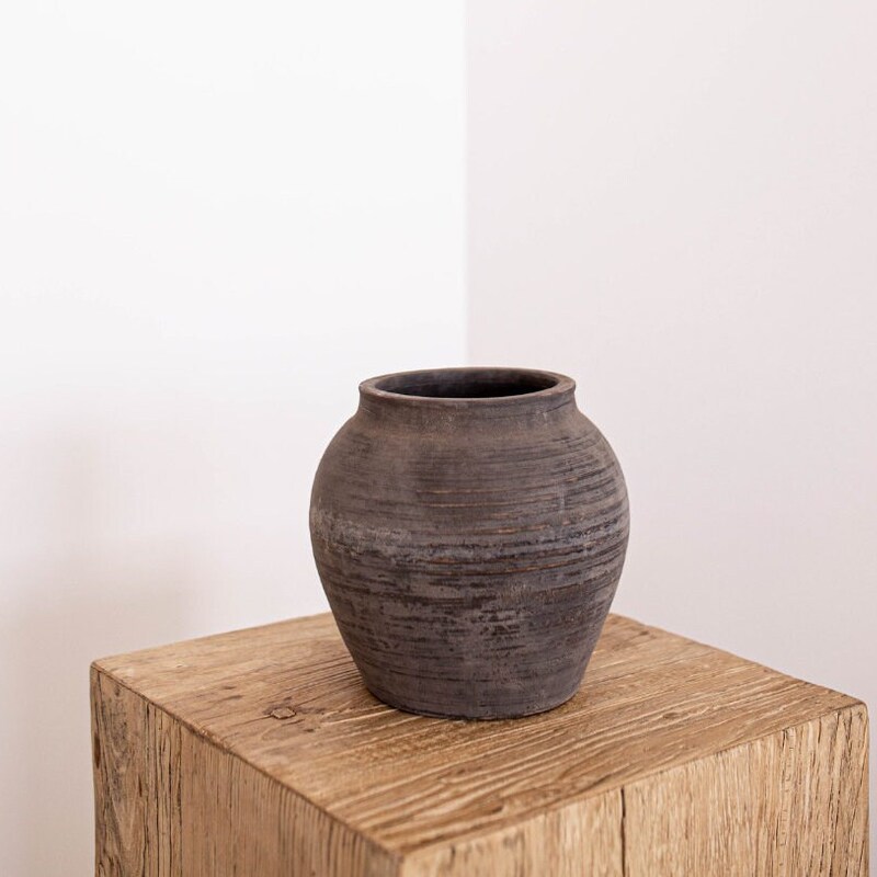 Small Vintage Pottery Flower Pots - Etsy