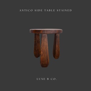 Antico Side Table Brown - Etsy