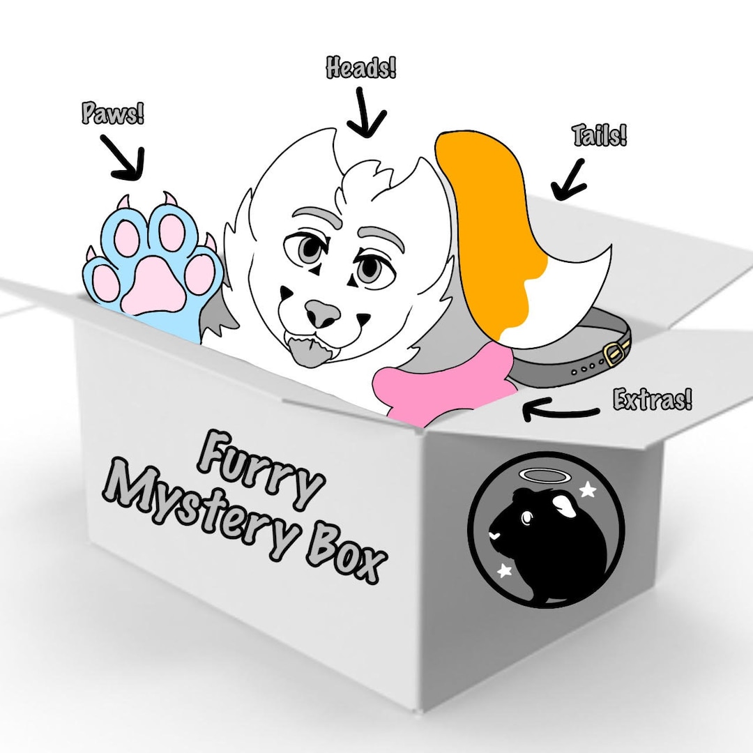 UPDATED Furry Mystery Box Tails, Paws, Fur, Fursuit Heads, Etc - Etsy ...