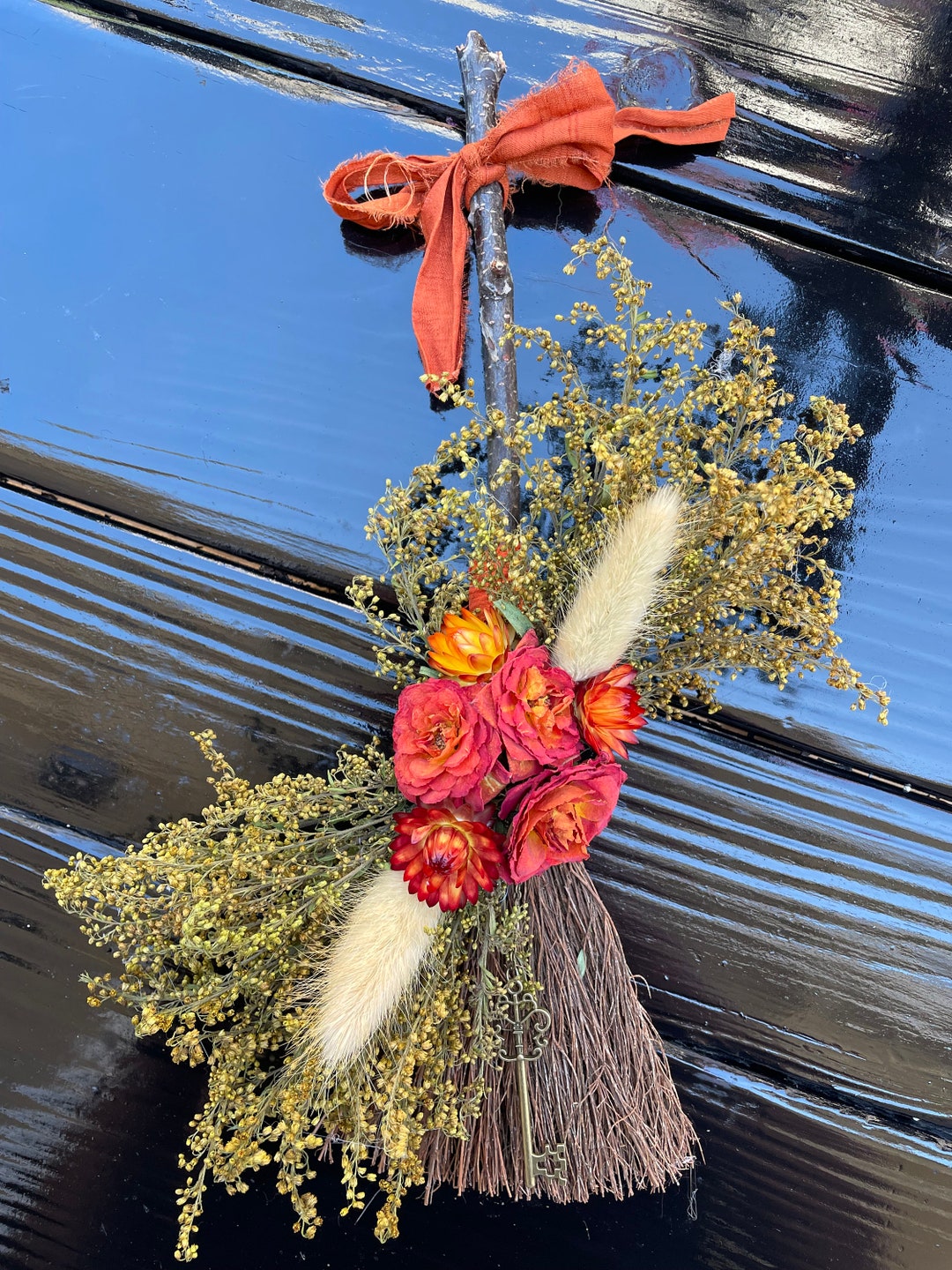 Besom Witch Broom Good Luck Home Blessings Home Protection Cinnamon ...