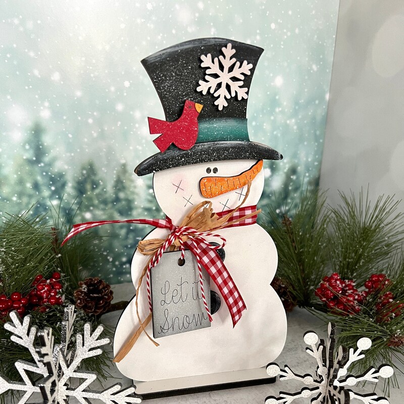 Top Hat Snowman - Etsy