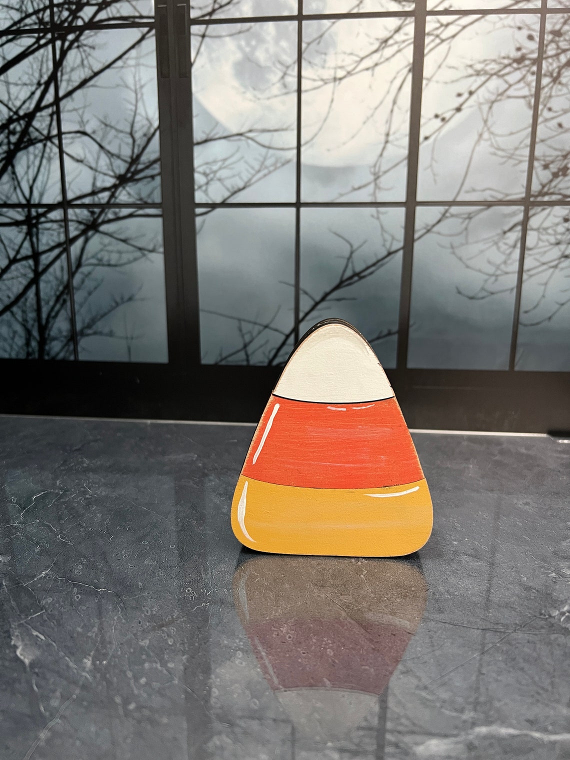 Candy Corn Halloween Crew – Painted Chunky Shelf Sitters – Vampire Bat ...