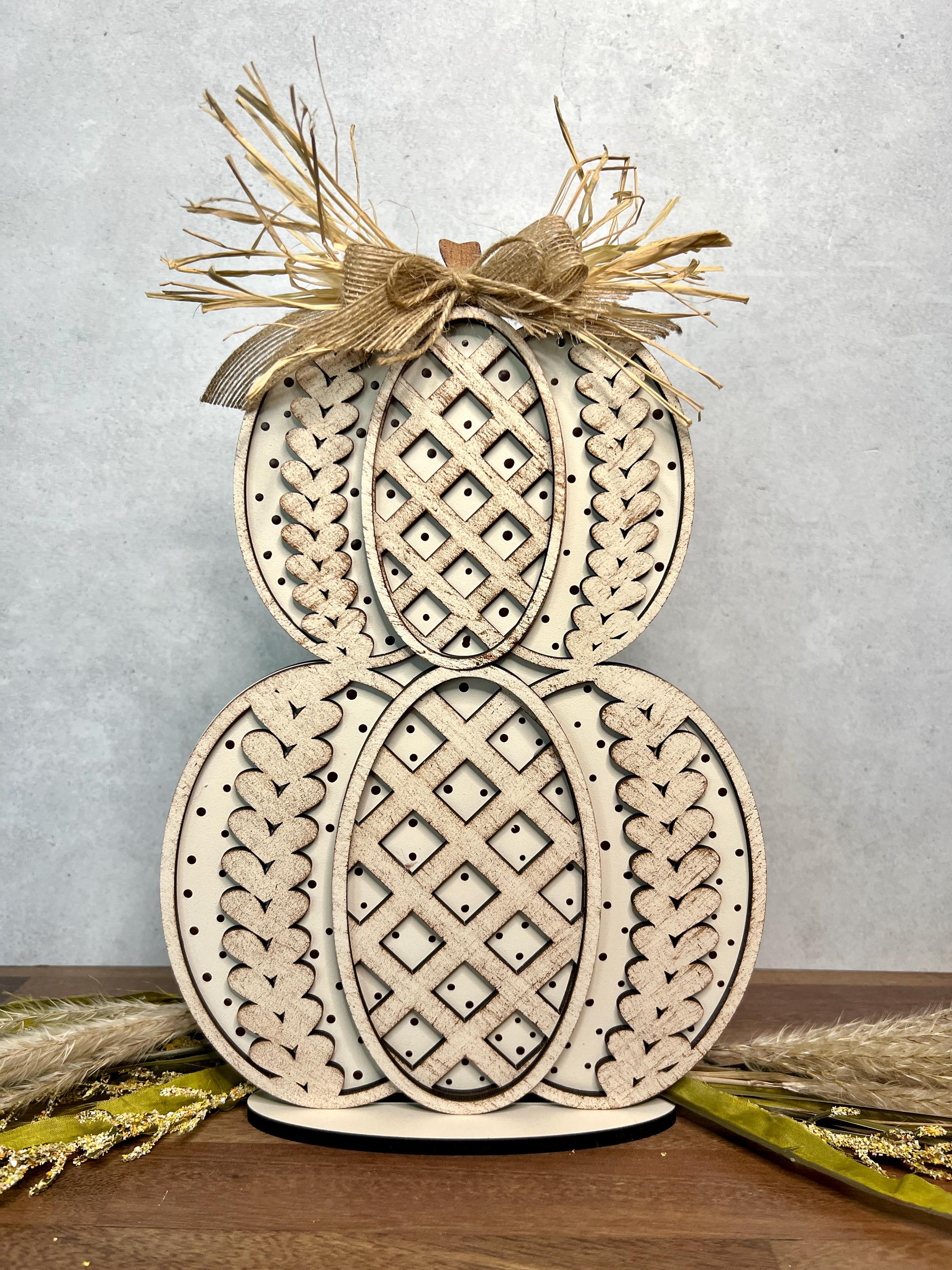 Sweater Weather Standing Pumpkins in Three Styles, Four Sizes, Fall ...