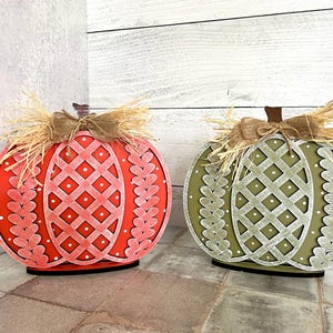 Sweater Weather Standing Pumpkins in Three Styles, Four Sizes, Fall ...