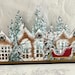 Winter Village Scene, 3D Laser Cut Birch and MDF, Hand Painted ...