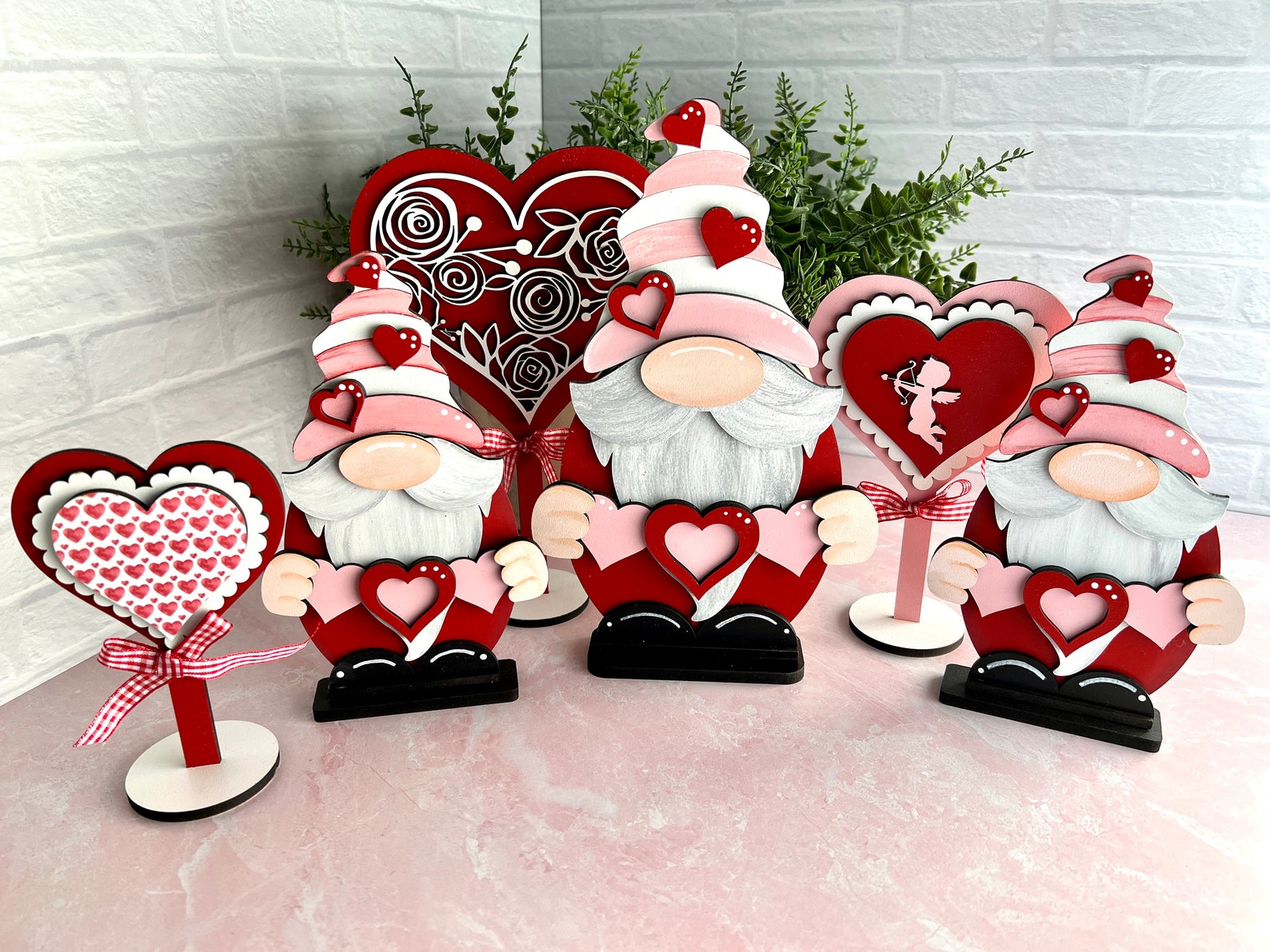 Valentine's Day Standing Gnome Shelf Sitter Cute Gnome - Etsy