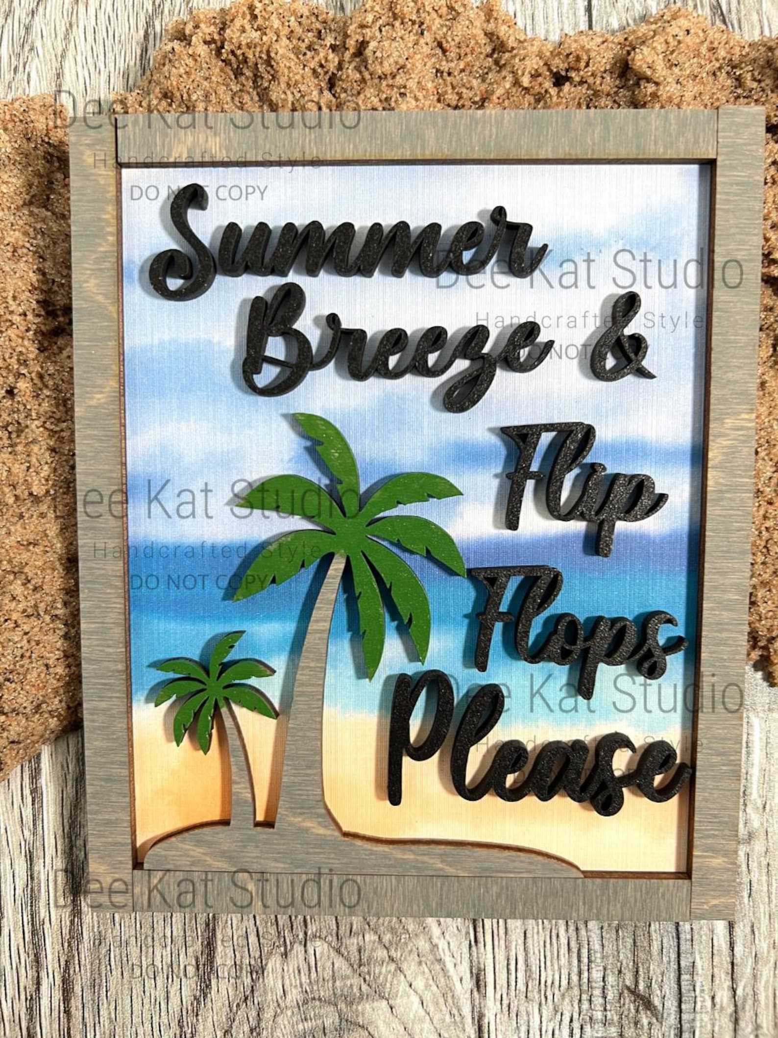 Hello Summer Interchangeable Bundle for Raised Shelf or Wagon Shelf ...