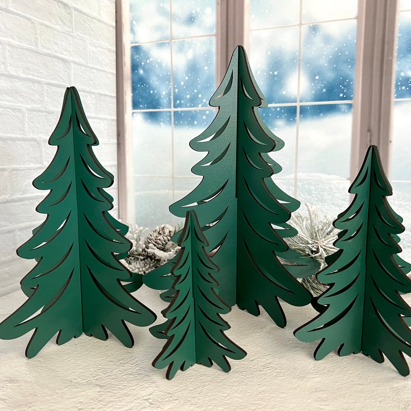 Tall Wood Decorative Tree - Etsy