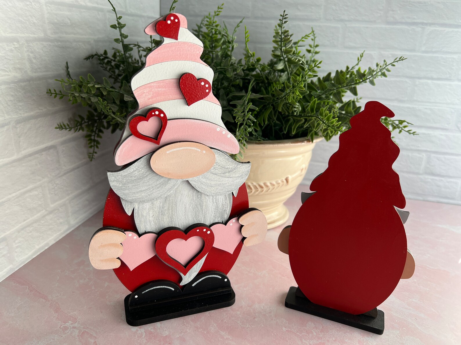 Valentine's Day Standing Gnome Shelf Sitter Cute Gnome - Etsy