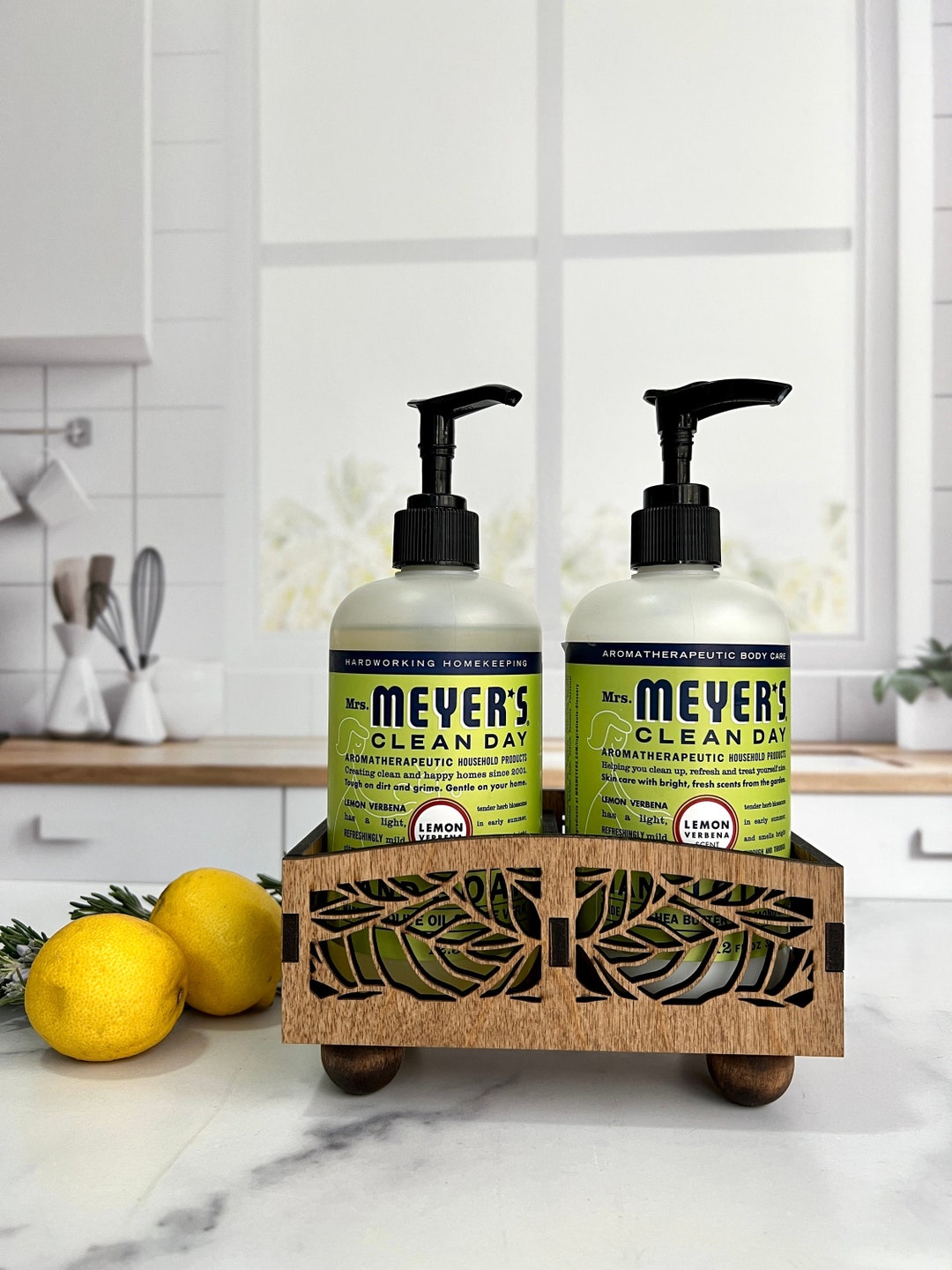 Sink Caddy – Divided Soap & Lotion Tray – 8 Finishes – Kitchen or ...