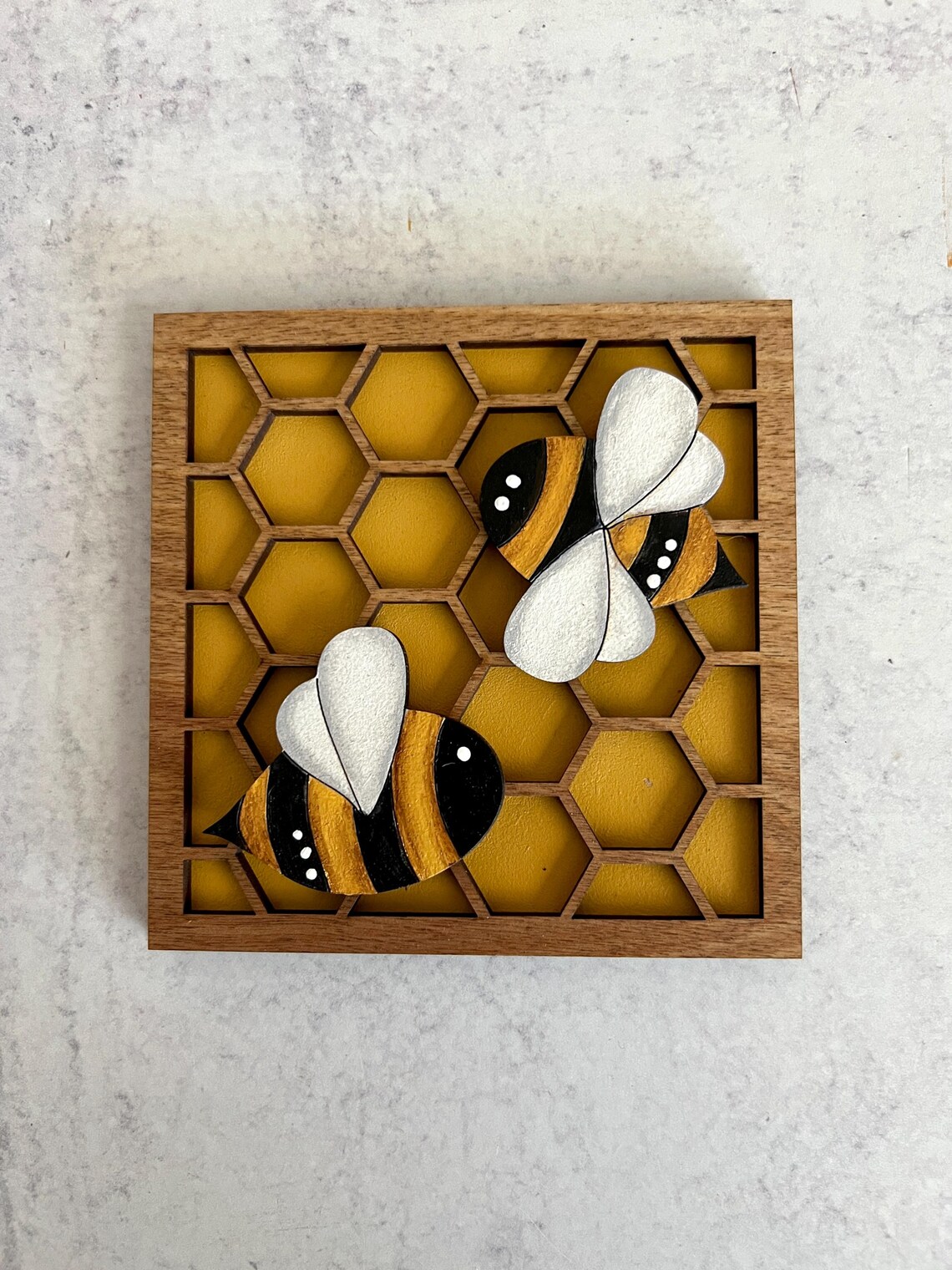 Honey Bee Collection, Four Inch Interchangeable Squares, Six Different ...
